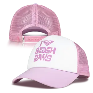 Roxy Trucker Cap With Printed Graphic - Lilac Sachet