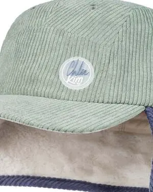Roxy Chloe Kim Corduroy Cap With Sherpa Ear Flaps