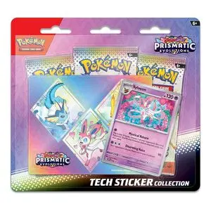 POKEMON Card Eng. 2025 Sv: Prismatic Evolutions Tech Sticker Collection Box 'sylveon - Multi-color