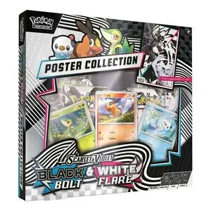 POKEMON Card Eng. 2025 Sv: Black Bolt Unova Poster Collection Box - Multi-color