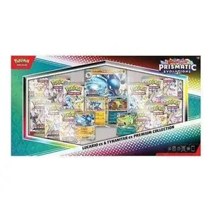 POKEMON Prismatic Evolutions Lucario Ex & Tyranitar Ex Premium Collection Box - Multi-color