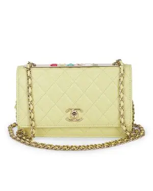FWRD RENEW Chanel Lambskin Trendy Cc Wallet On Chain