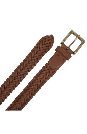Brooks Brothers Braided Leather Belt