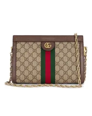 FWRD RENEW Gucci Ophidia Shoulder Bag - Brown