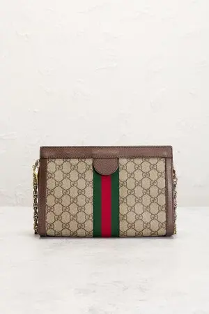 Gucci Ophidia Shoulder Bag - Brown