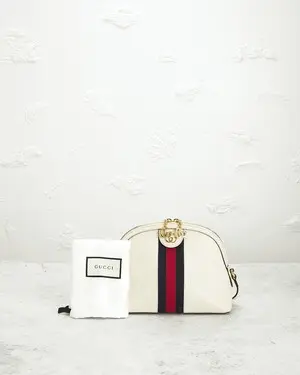 FWRD RENEW Gucci Ophidia Shoulder Bag - White