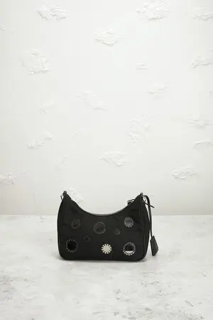 Prada Sequin Polka Dot Re-edition 2005 Re-nylon Shoulder Bag