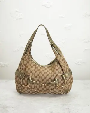 FWRD RENEW Gucci Horsebit Hobo Bag