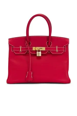 Hermès Epsom Birkin 30 Handbag In Red - Rouge