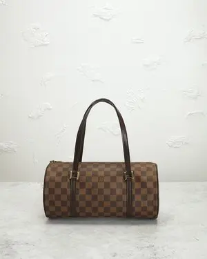 FWRD RENEW Louis Vuitton Damier Ebene Papillon 30 Handbag