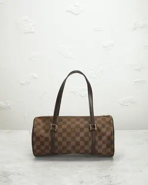FWRD RENEW Louis Vuitton Damier Ebene Papillon 30 Handbag