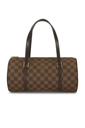 FWRD RENEW Louis Vuitton Damier Ebene Papillon 30 Handbag - Brown