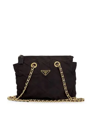 FWRD RENEW Prada Tessuto Tote Bag - Black