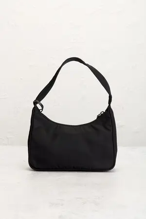 Prada Mini Re-edition 2000 Re-nylon Shoulder Bag - Black