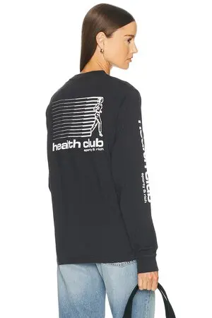 SPORTY & RICH Bold Health Longsleeve Tee