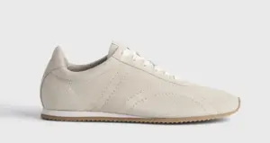TOTEME Flex Suede Sneakers - Stone
