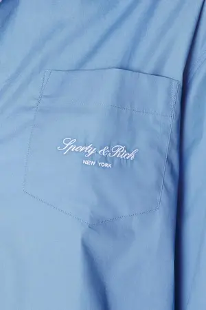 SPORTY & RICH Signature Ny Oversized Shirt - Softee