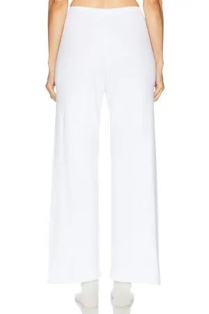 SPORTY & RICH Signature Logo Ribbed House Pant
