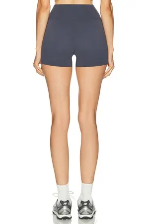 Sporty & Rich Serif Logo Mini Biker Short