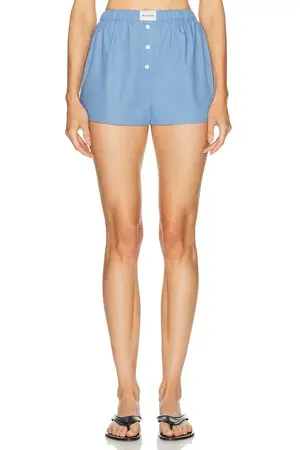 SPORTY & RICH Signature Logo Ring Short - Softee