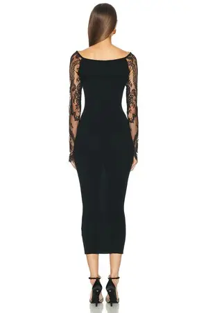 Valentino Garavani Wool Viscose Midi Dress