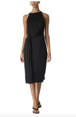RÓHE Sarong Dress - Black