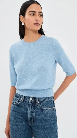 Veronica Beard Shana Cashmere Sweater - Ivory Multi