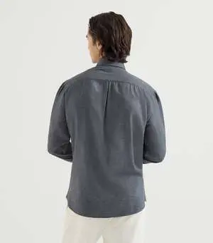 Brunello Cucinelli Cotton-blend Flannel Shirt