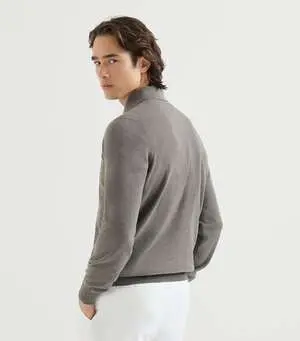 Brunello Cucinelli Cashmere Polo Sweater - Green