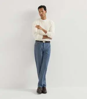 Brunello Cucinelli Virgin Wool Slim Trousers