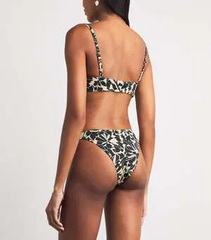 Ulla Johnson Printed Mallorca Bikini Briefs - Navy