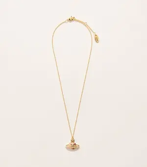 VIVIENNE WESTWOOD Diamante Heart Necklace