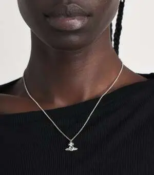 VIVIENNE WESTWOOD Crystal Orb Ondina Necklace