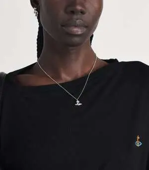 VIVIENNE WESTWOOD Crystal Orb Ondina Necklace