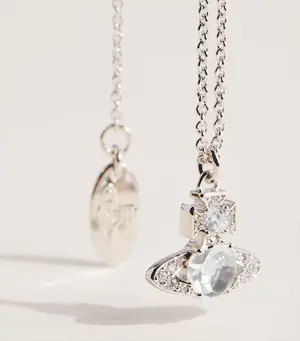 VIVIENNE WESTWOOD Crystal Orb Ondina Necklace