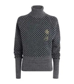 VIVIENNE WESTWOOD Checkmate Rollneck Sweater