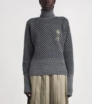 VIVIENNE WESTWOOD Checkmate Rollneck Sweater