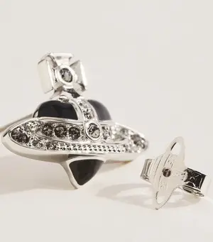 VIVIENNE WESTWOOD Diamante Heart Earrings