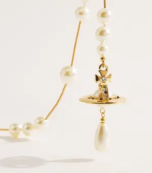 VIVIENNE WESTWOOD Broken Pearl Necklace