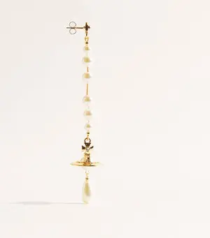 VIVIENNE WESTWOOD Broken Pearl Earrings