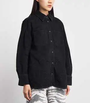 GANNI Broderie Anglaise Denim Jacket