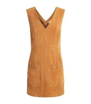 Ulla Johnson Suede Sloane Mini Dress
