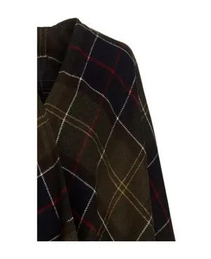 Barbour Tartan Fringed Edge Shawl