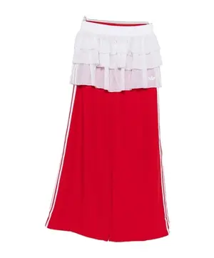 Adidas Wide Leg Trousers With Patchwork Detail