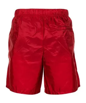 Prada Triangle-logo Mid-rise Swim Shorts