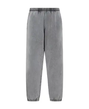 Acne Studios Logo Patch Drawstring Trousers - Gray