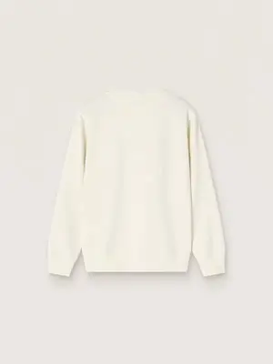 GOLDEN GOOSE Embellished Logo Crew Neck Sweater