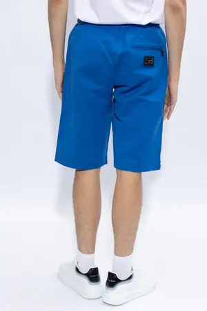 Dolce & Gabbana Dolce Gabbana Thigh-length Drawstring Track Shorts