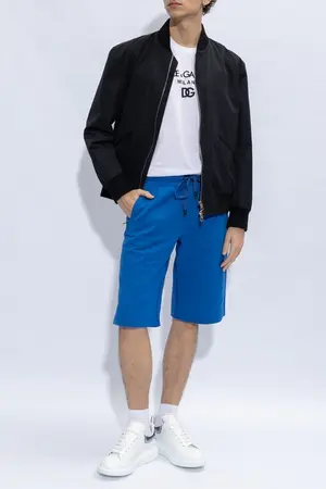 Dolce & Gabbana Dolce Gabbana Thigh-length Drawstring Track Shorts
