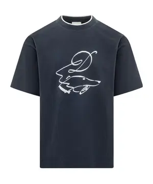 Drole De Monsieur Drôle De Dandy Dog Print T-shirt